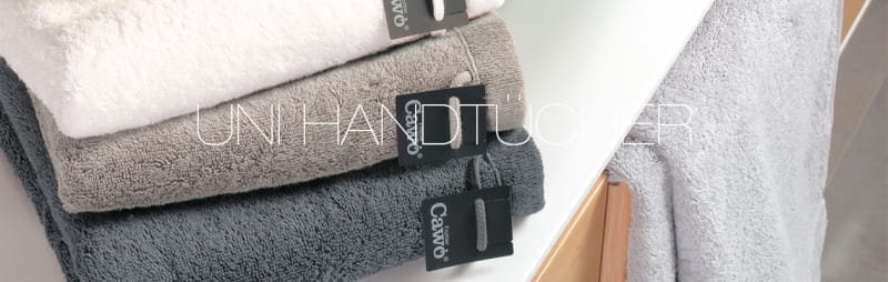 Cawö Uni Handtücher online kaufen – zeitlos & weich